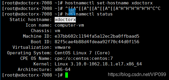Linux 系列：CentOS7 hostnamectl 命令使用说明_linux hostnamectl 返回值含义-CSDN博客