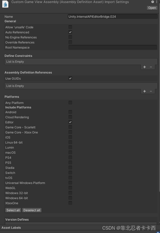 Unity 不用反射方式利用ADF方式设置自定义Game窗口分辨率_unity.internalapieditorbridge-CSDN博客