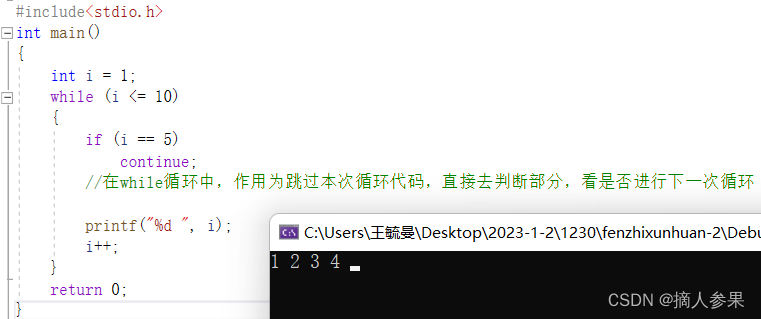 编程中的循环控制：while,for,do-while与break,continue-CSDN博客