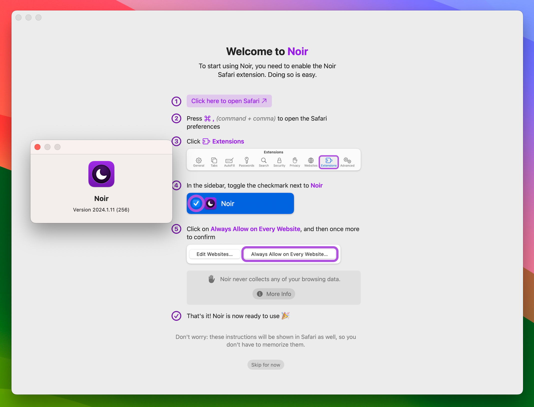 Noir for Mac v2024.1.11 - Safari扩展程序_noir safari-CSDN博客