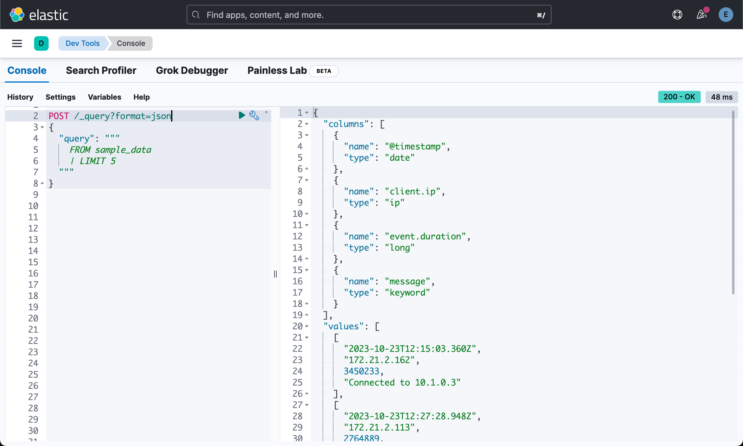 Elasticsearch：ES|QL 查询展示-CSDN博客