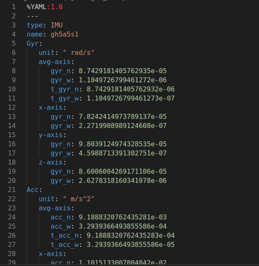 IMU参数辨识及标定_imu标定-CSDN博客