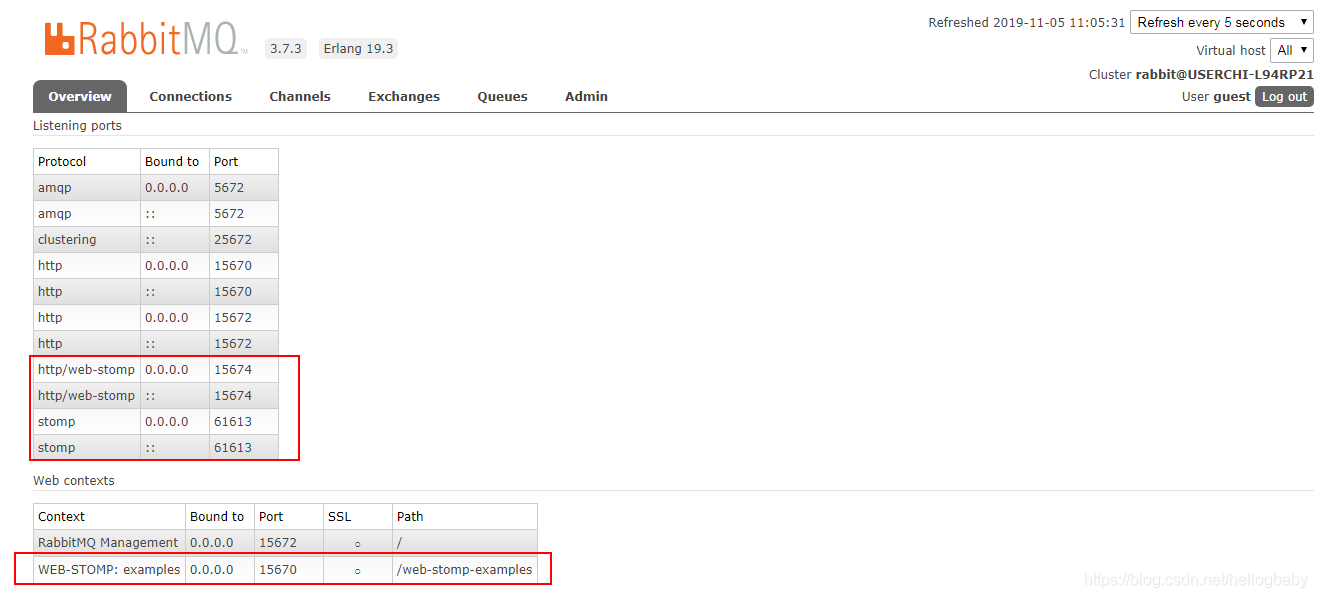 （超详细）SpringBoot+RabbitMQ+Stomp+JS实现前端消息推送_spring rabbitmq实现前后端实时告警推送-CSDN博客