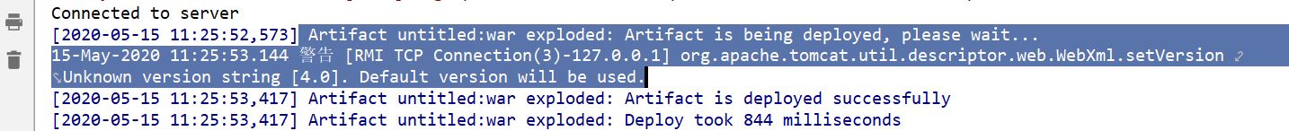 idea启动Tomcat出现警告_警告 [rmi tcp connection(3)-127.0.0.1] org.apache.to-CSDN博客