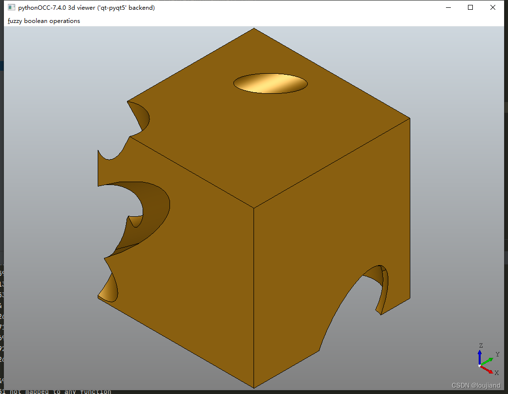 第二章：pythonocc官方demo 案例3（布尔减操作）pythonocc Boolean Csdn博客