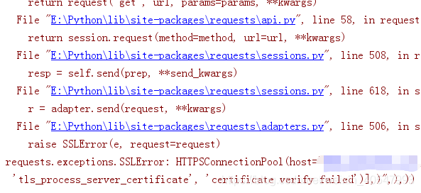 爬虫equests.exceptions.SSLError: HTTPSConnectionPool-CSDN博客