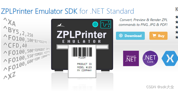 ZPLPrinter Emulator SDK for .NET 6.0.23.1123 Crack_zpl仿真-CSDN博客
