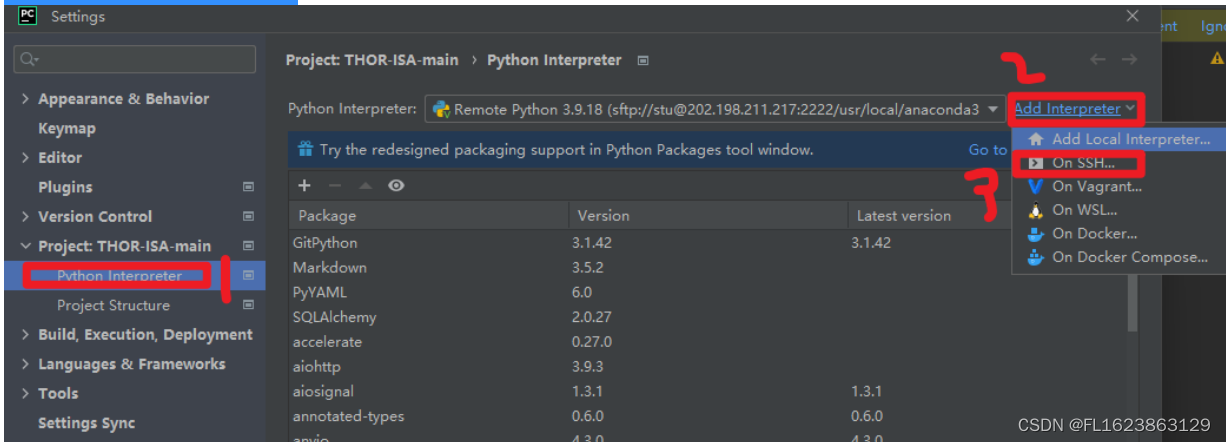 pycharm使用ssh连接服务器_pycharm连接ssh-CSDN博客