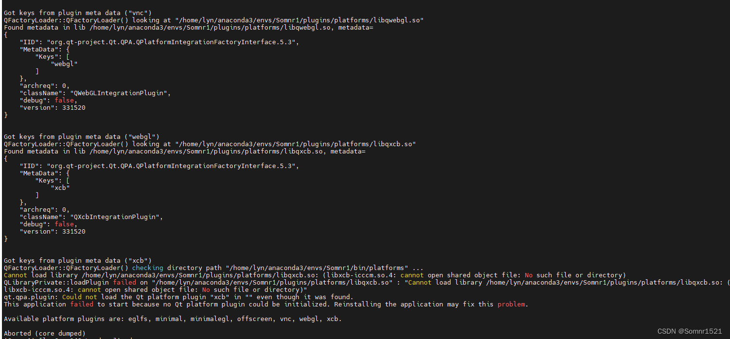 LINUX服务器python无法正常绘图报错QT库_libxcb-icccm.so.4 => not found-CSDN博客