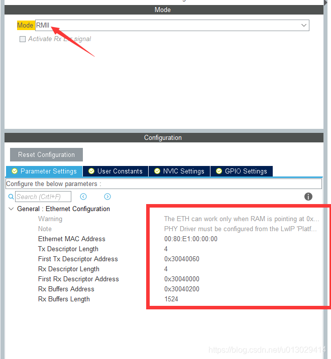 Cube配置STM32H743+DP83848以太网工程_cube 配置dp83848寄存器-CSDN博客