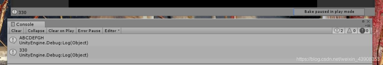 Unity开发——控制台输出_unity 控制台输出-CSDN博客