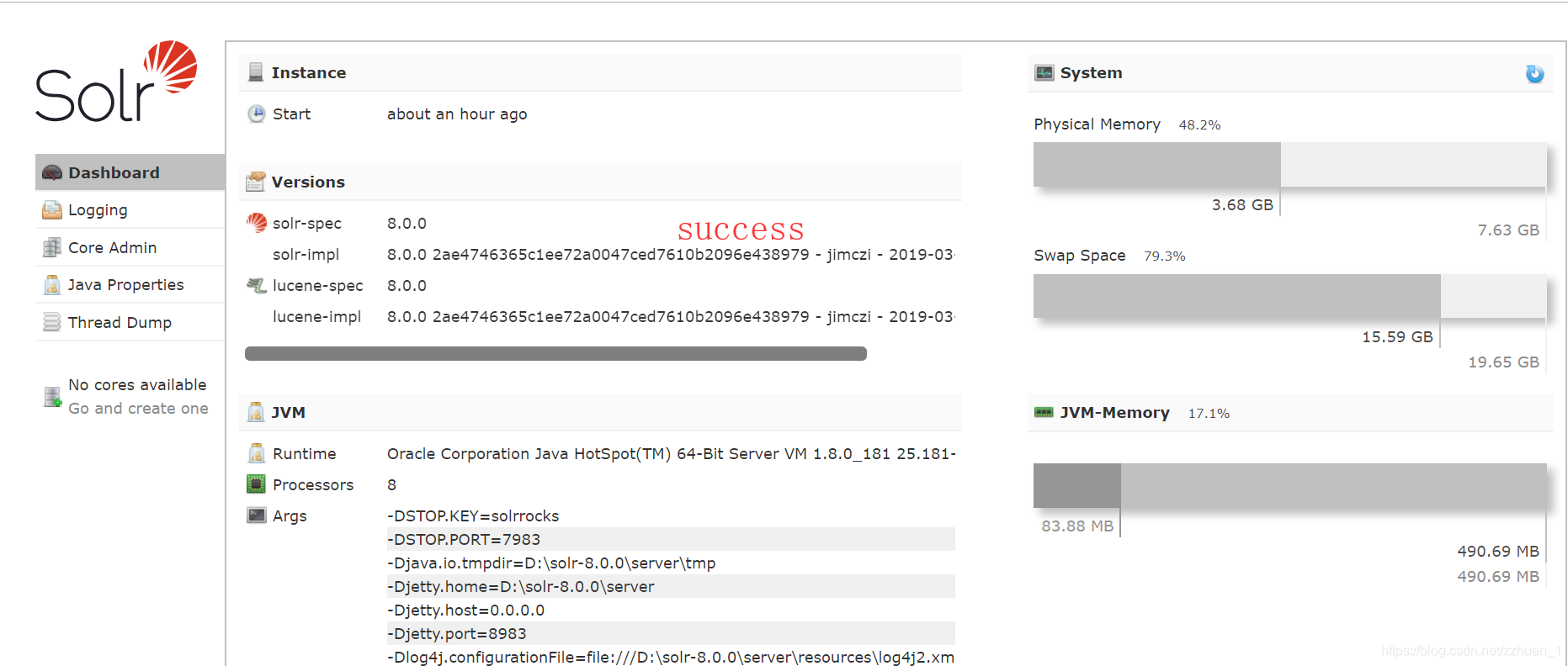 Solr8.0速成系列 | Solr安装部署配置查询，快速上手helloword篇 02_solr 8 下载地址-CSDN博客