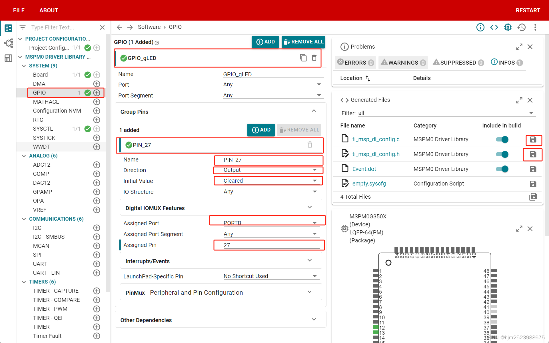 MSPM0的笔记_msp432和mspm0-CSDN博客