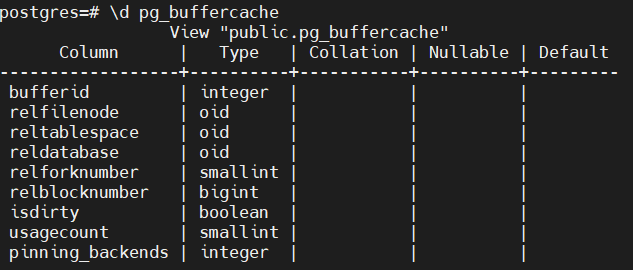【pg_buffercache安装及使用】_pg buffer-CSDN博客