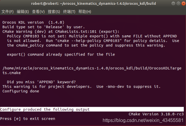 OROCOS之KDL（1）—— Linux环境搭建篇_orocos kdl-CSDN博客