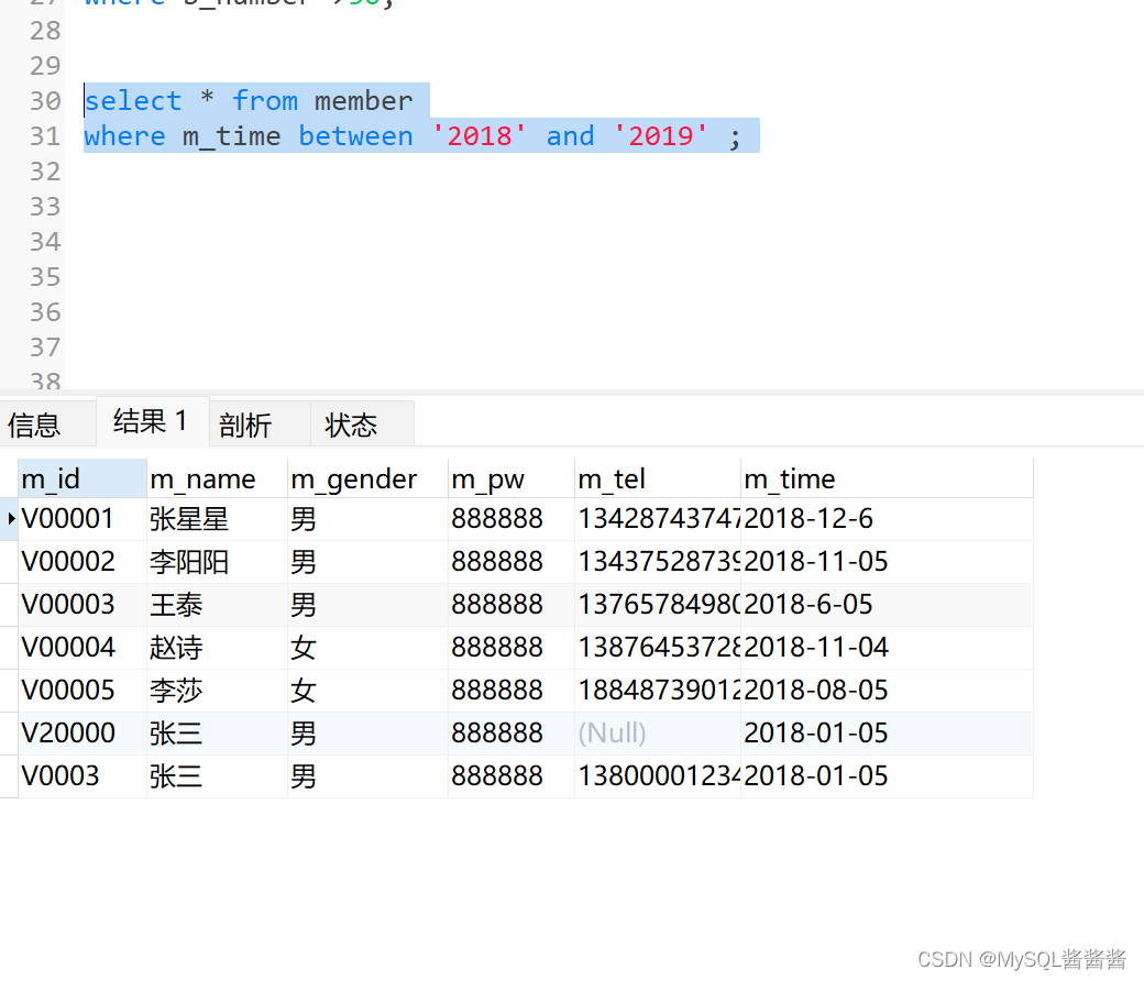 Sql条件查询详解：where子句及其运算符在数据过滤中的应用 Csdn博客 1406