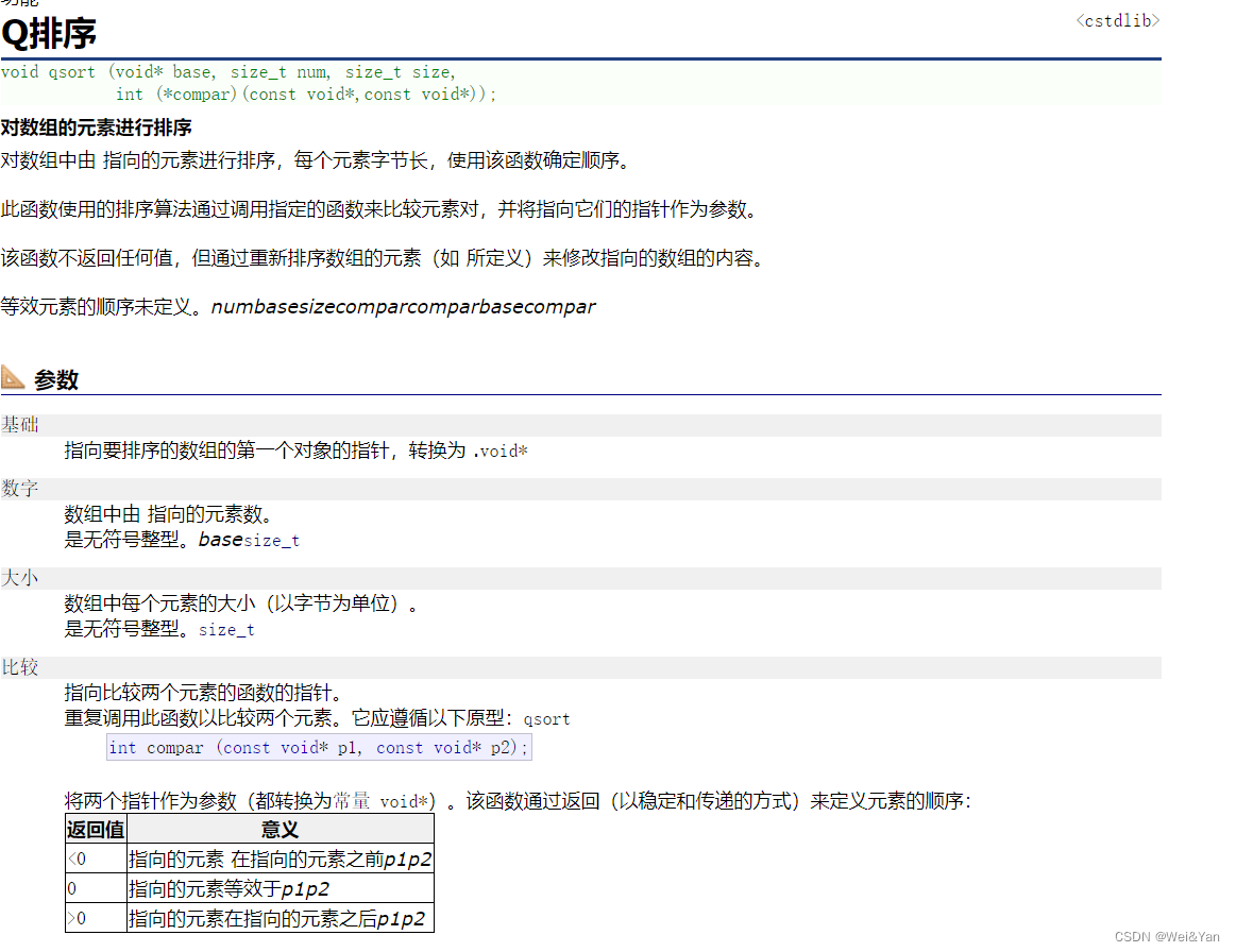 Qsort函数的应用与讲解-CSDN博客