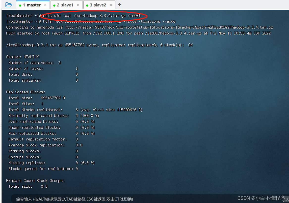 HDFS的shell操作_hadoop删除目录命令-CSDN博客