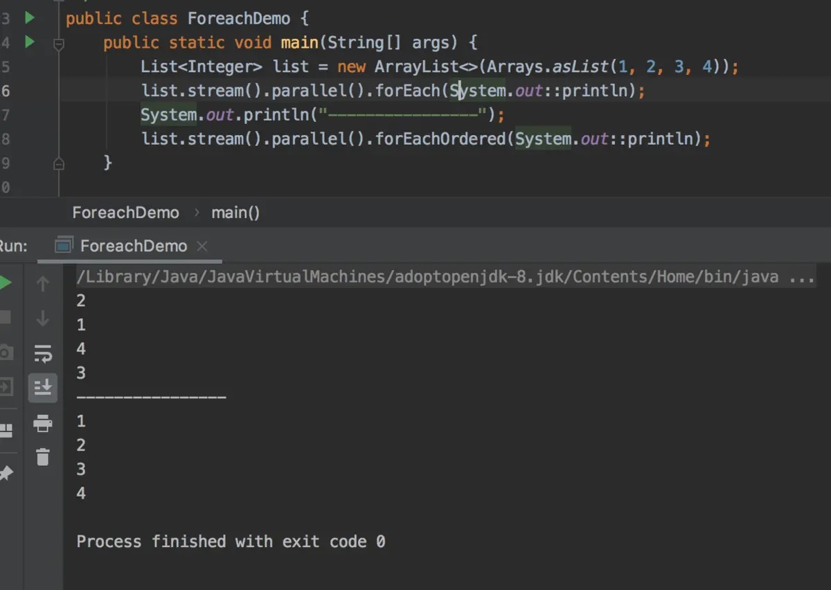 java foreach顺序_面试：Stream#foreach方法摸底三问，你都了解吗-CSDN博客