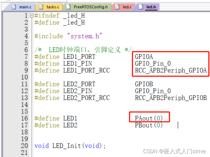 STM32F103C8T6移植FreeRTOS V9.0.0_freertos源码下载-CSDN博客