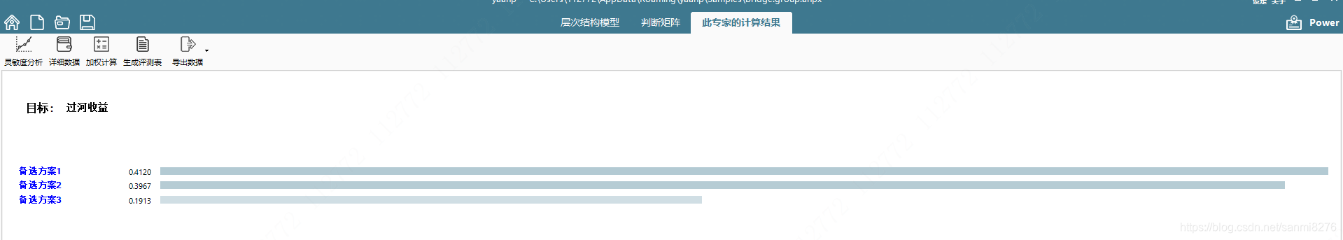 评价法（四）：yaahp软件——层次分析法模块使用_yaahp层次分析法-CSDN博客