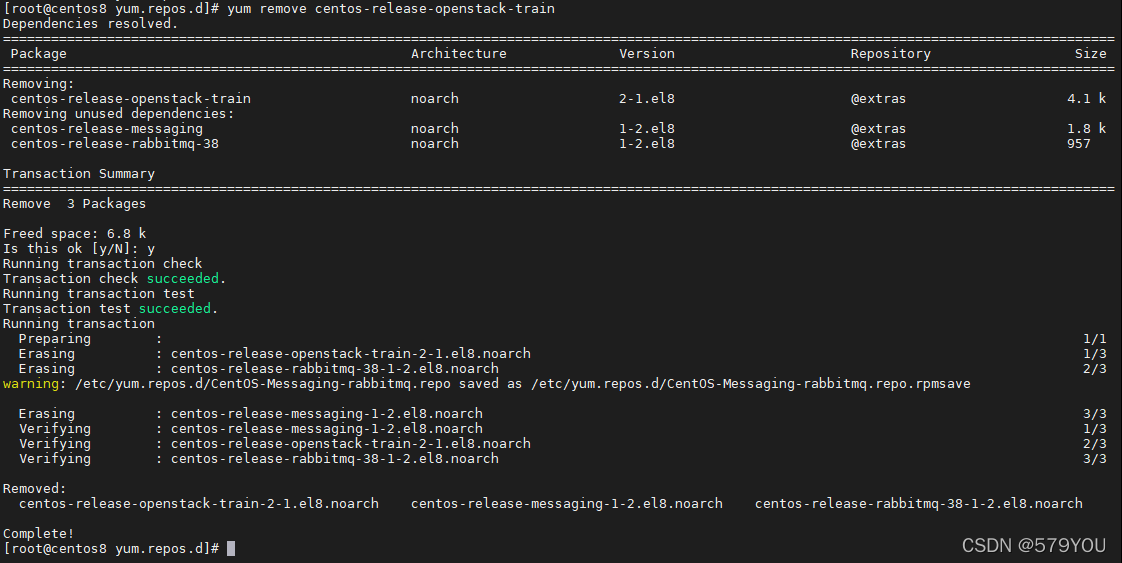 yum install centos-release-openstack-train遇到的问题及总结_yum -y install centos-release-openstack-train ...
