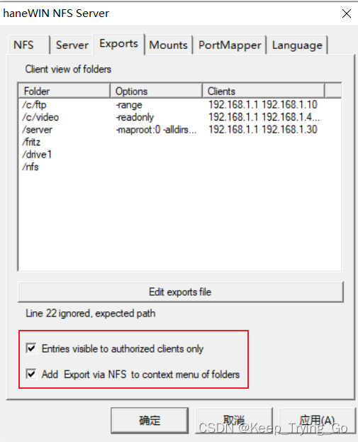 Linux下的NFS服务（包含windows10下的nfs搭建）_win10搭建nfs服务器-CSDN博客