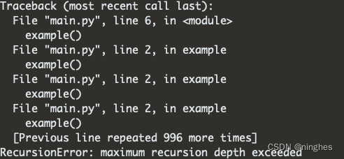 解决：RecursionError: maximum recursion depth exceeded while calling a Python object-CSDN博客