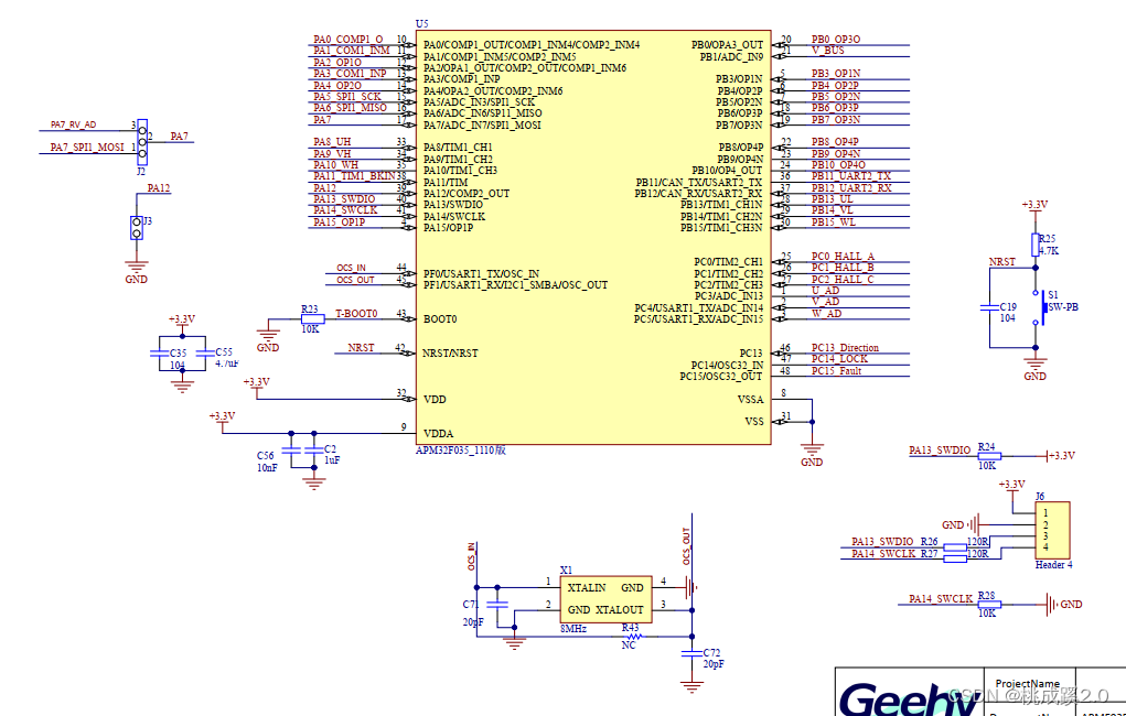 极海APM32电机驱动板记录（二）_apm32f00x iic-CSDN博客