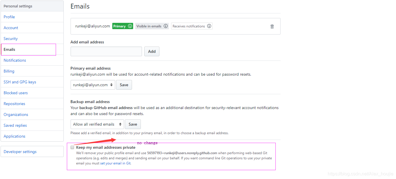 remote: error: GH007: Your push would publish a private email address.-CSDN博客