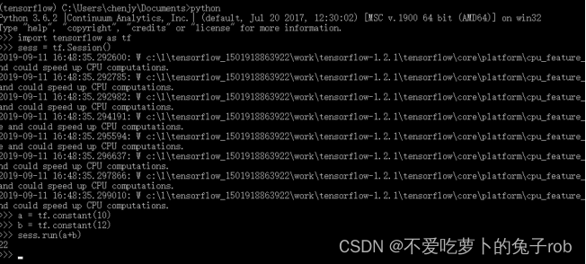 Anaconda TensorFlow安装步骤详细教程_anaconda安装tensorflow-CSDN博客