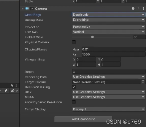 关于Unity Camera没有Clear Flags的解决方法_unity中相机没有clear flags属性-CSDN博客