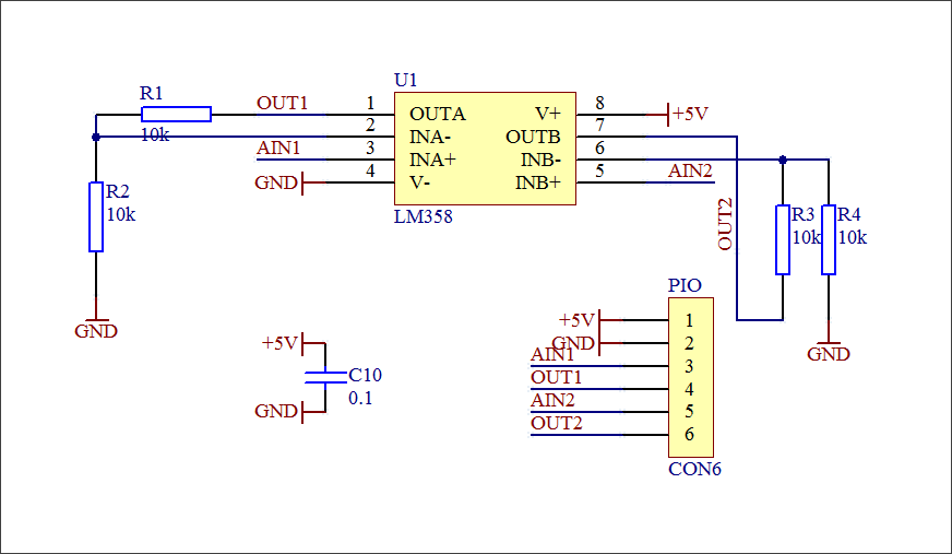 AD8606跟随器与倍乘电路模块_ad8605-CSDN博客