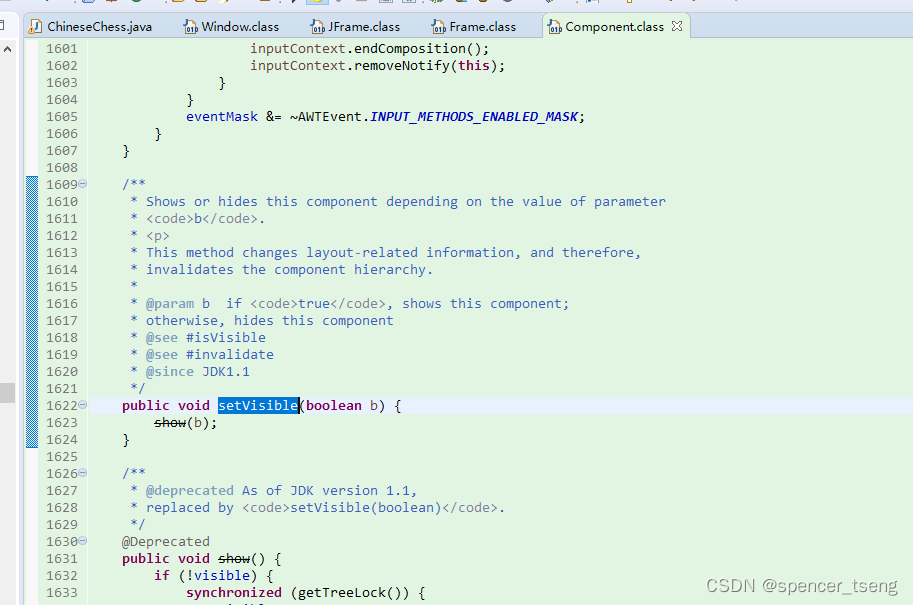 The method show() from the type Window is deprecated_the method showo ...
