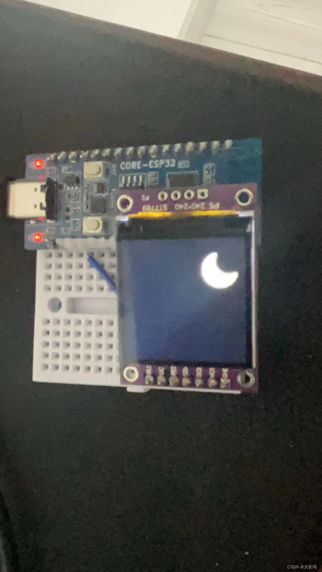 基于esp32 C3的micropython星座风格的桌面时钟制作保姆级教程（4）micropython手表表盘 Csdn博客 