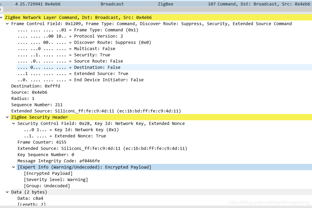 通过Wireshark来了解Zigbee协议_wireshark zigbee-CSDN博客