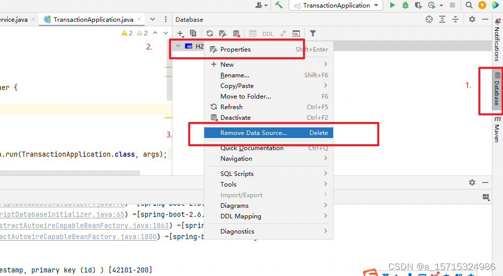 idea配置h2数据库后，无法执行sql语句（schema.sql）_org.h2.jdbc.jdbcsqlsyntaxerrorexception-CSDN博客