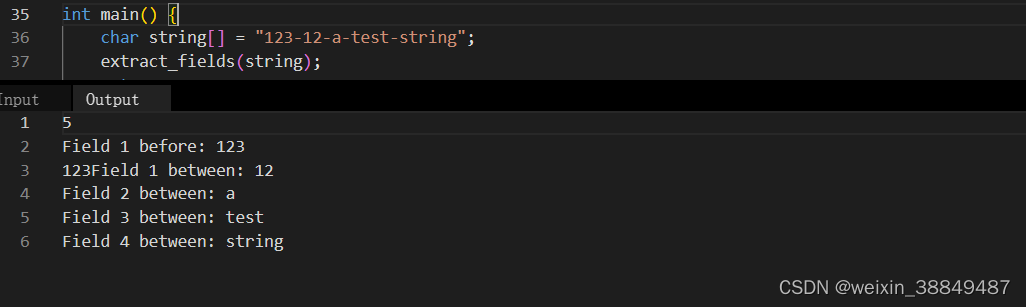 C程序：解析字符串中的字段计数与提取-CSDN博客
