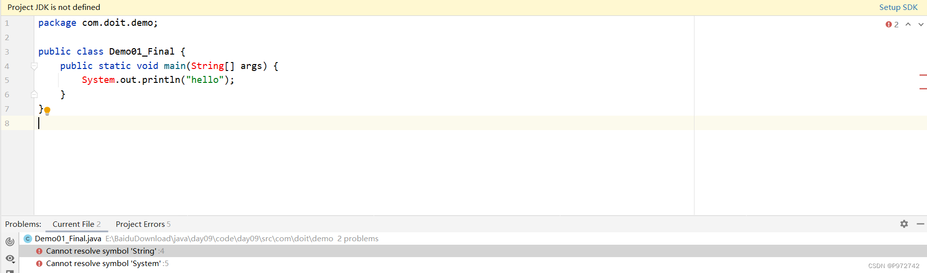 [JAVA] IDEA 导入项目报错 System 关键字报红_cannot resolve symbol 'system-CSDN博客
