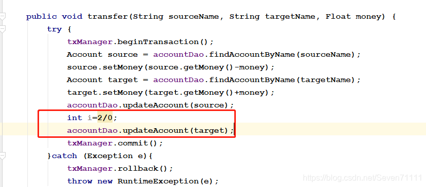 spring之事务思想,基于dbutils操作实现事务控制转账案例，非aop实现_spring使用dbutils实现事务-CSDN博客