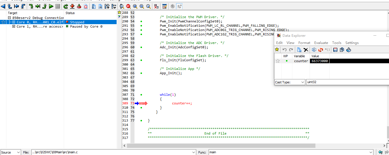 使用GHS和Renesas E2调试RH850 1372_ghs rh850 看寄存器值-CSDN博客