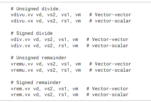 RISCV-V-1.0向量扩展指令集学习_risc-v vector-CSDN博客
