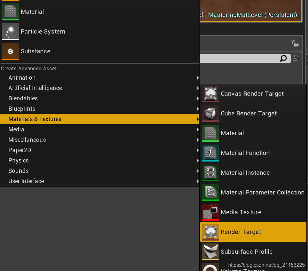 UE4 使用RenderTarget创建新贴图，替代消耗资源的材质。_ue 怎么在image上渲染texturerendertarget2d 不用材质-CSDN博客