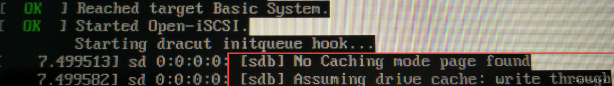CentOS7 U盘安装物理机 No Caching mode page found | Assuming drive cache: write through-CSDN博客