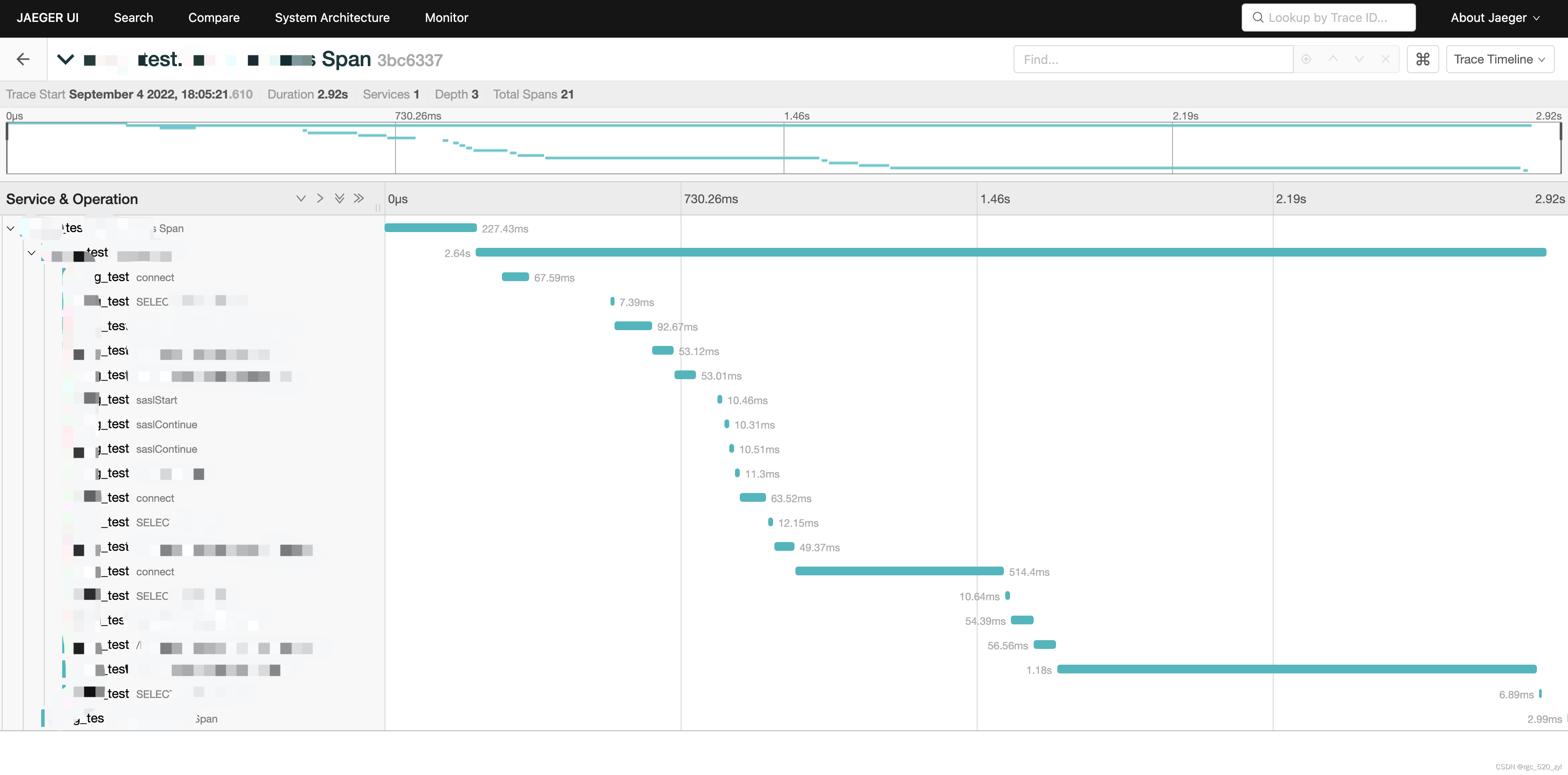 opentelemetry+python+jaeger链路追踪相关使用备注_opentelemetry jaeger python-CSDN博客