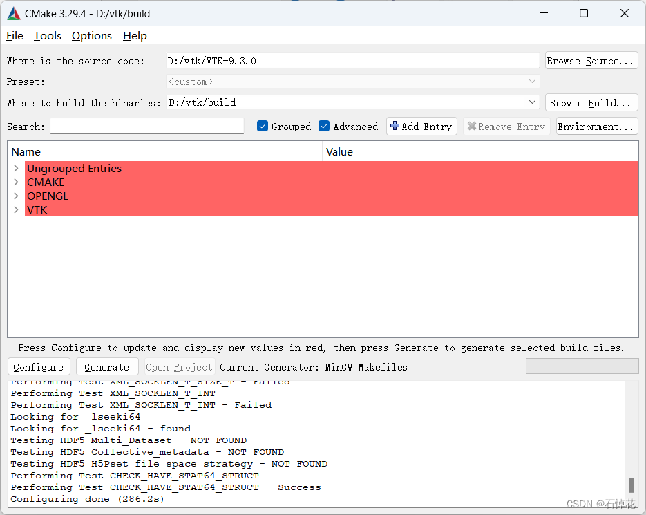 QT Creator从源码编译(MinGW64)和使用VTK 9.3.0_qt vtk mingw-CSDN博客
