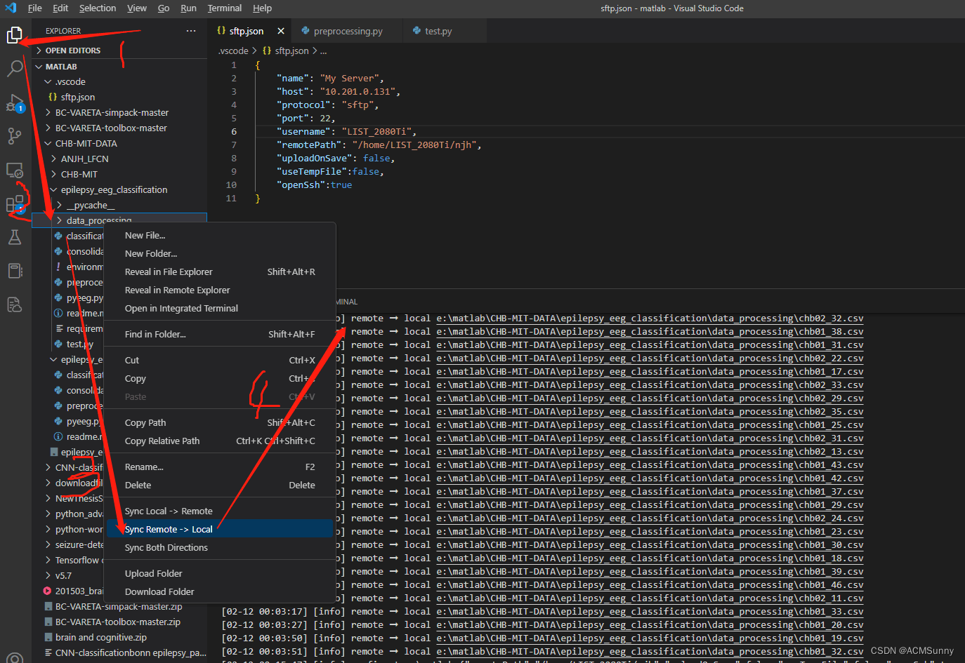 vscode sftp从linux服务器下载文件至本地：No such file or dictionary【已解决】_nosuchfileordictionary如何解决-CSDN博客