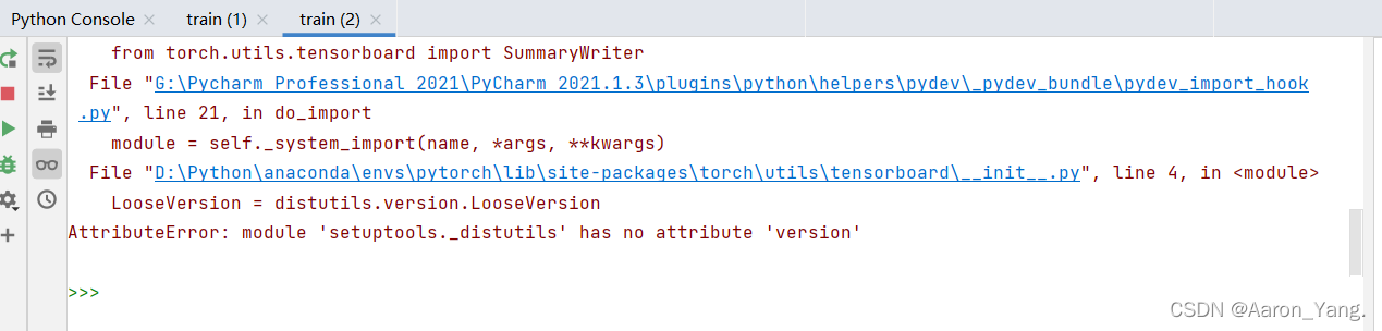 解决AttributeError: module ‘setuptools._distutils‘ has no attribute ‘version‘_setuptools版本过高-CSDN博客