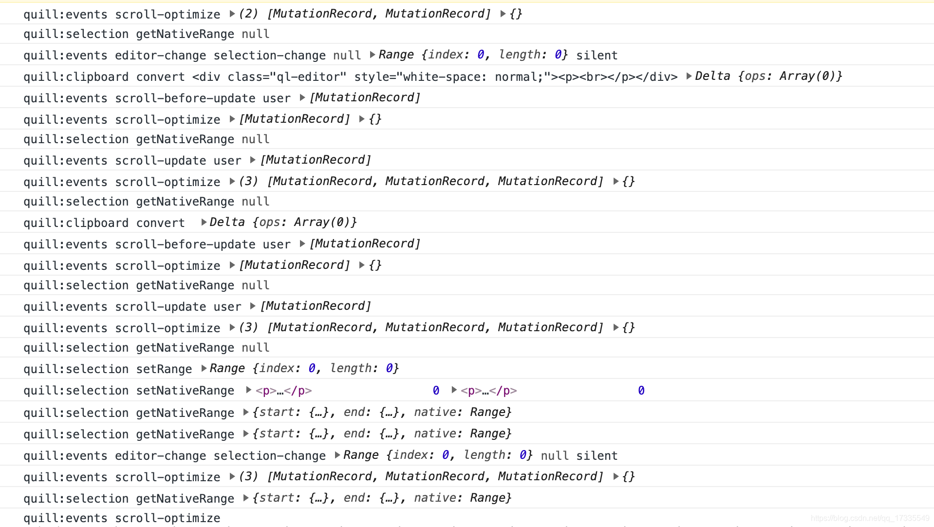 【前端开发】使用富文本编辑器quilljs 遇到的问题，使用debug属性调试程序quilljs富文本框鼠标失效 Csdn博客
