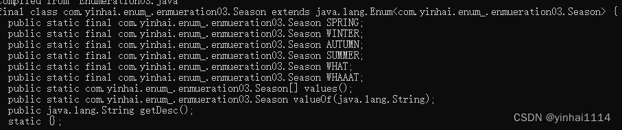 【java学习笔记】43 枚举类一个枚举类里面多个枚举对象 Csdn博客